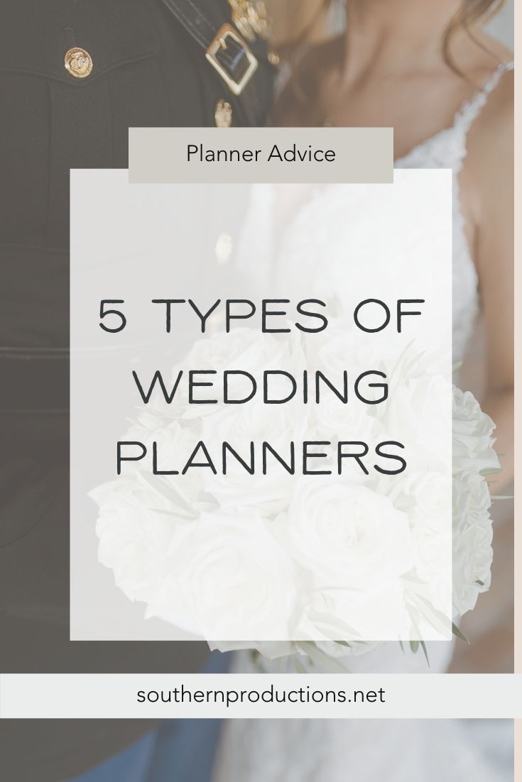 5 Types of Wedding Planners